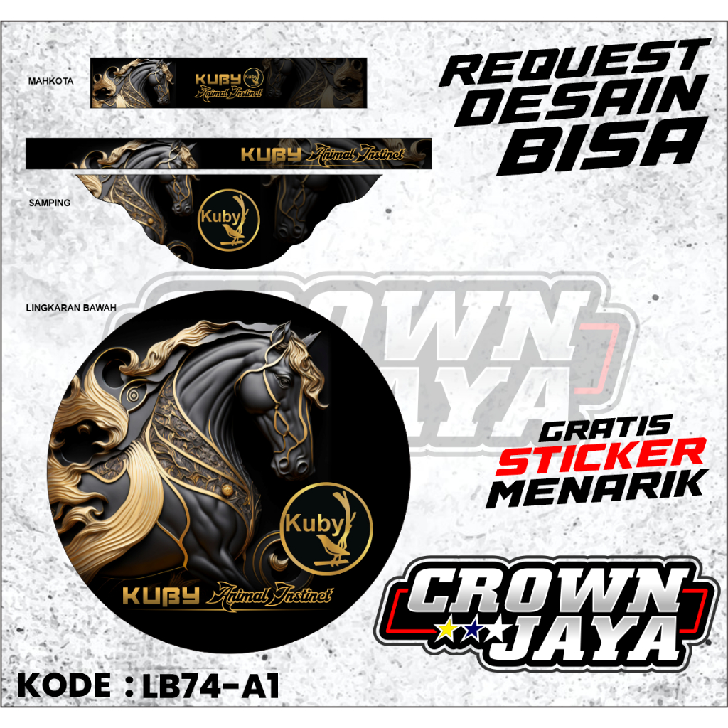 Jual Stiker Decal Sangkar Lovebird Motif Kuby Variasi Desain - Decal ...
