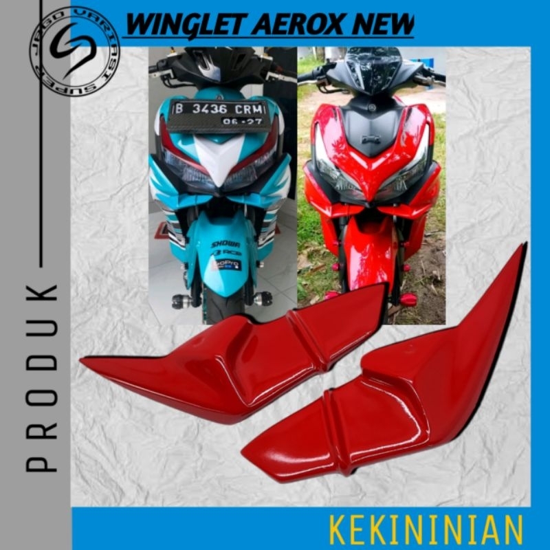 Jual Winglet Sayap Aerox New Connected | Aerox New Cyber City | Shopee ...