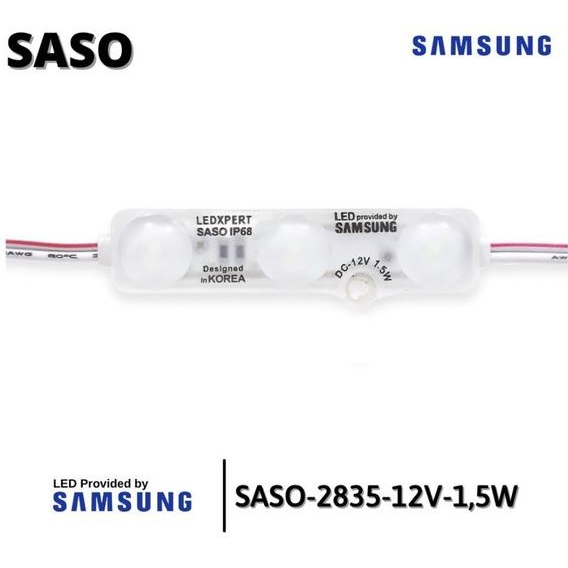 Jual Lampu LED MODULE SAMSUNG 12V LED MODUL 1,2W 3 MATA IP68 1,2 WATT ...