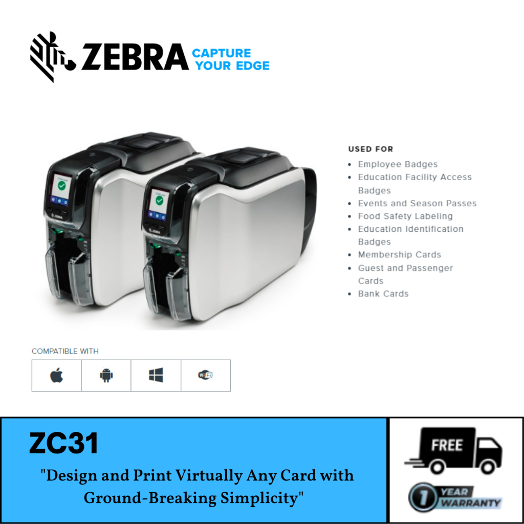 Jual Zebra Printer ZC300 ZC31-000C000AP00 | Shopee Indonesia
