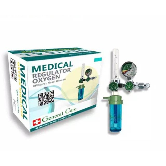 Jual Regulator Oksigen Manometer Tabung Oksigen Medical Oxygen ...