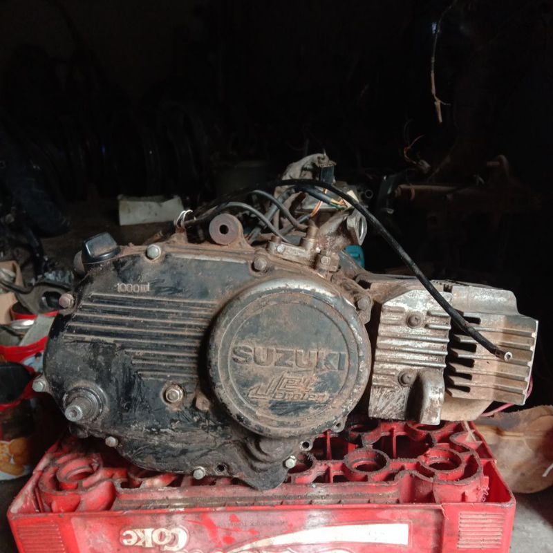 Jual mesin suzuki rc 100/ bravo | Shopee Indonesia