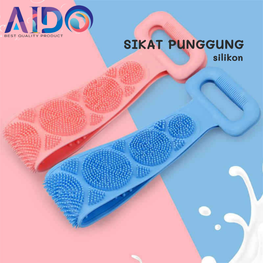 Jual Sikat Punggung Badan Silikon Alat Gosok Punggung Sikat Mandi ...