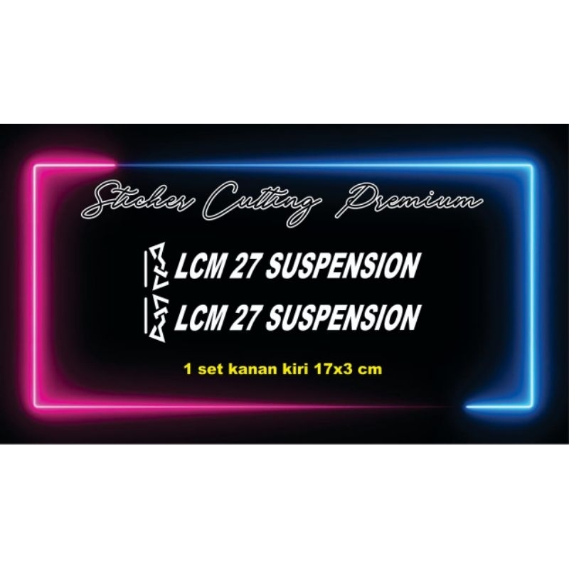 Jual stiker LCM 27 SUSPENSION depan | Shopee Indonesia