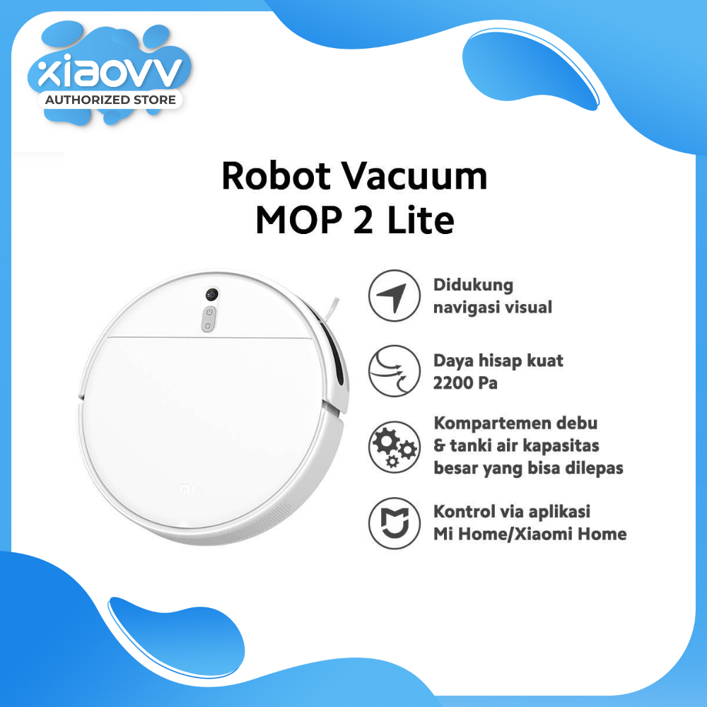 Jual Robot Vacuum Cleaner Mop 2 Lite - Garansi Resmi | Shopee Indonesia