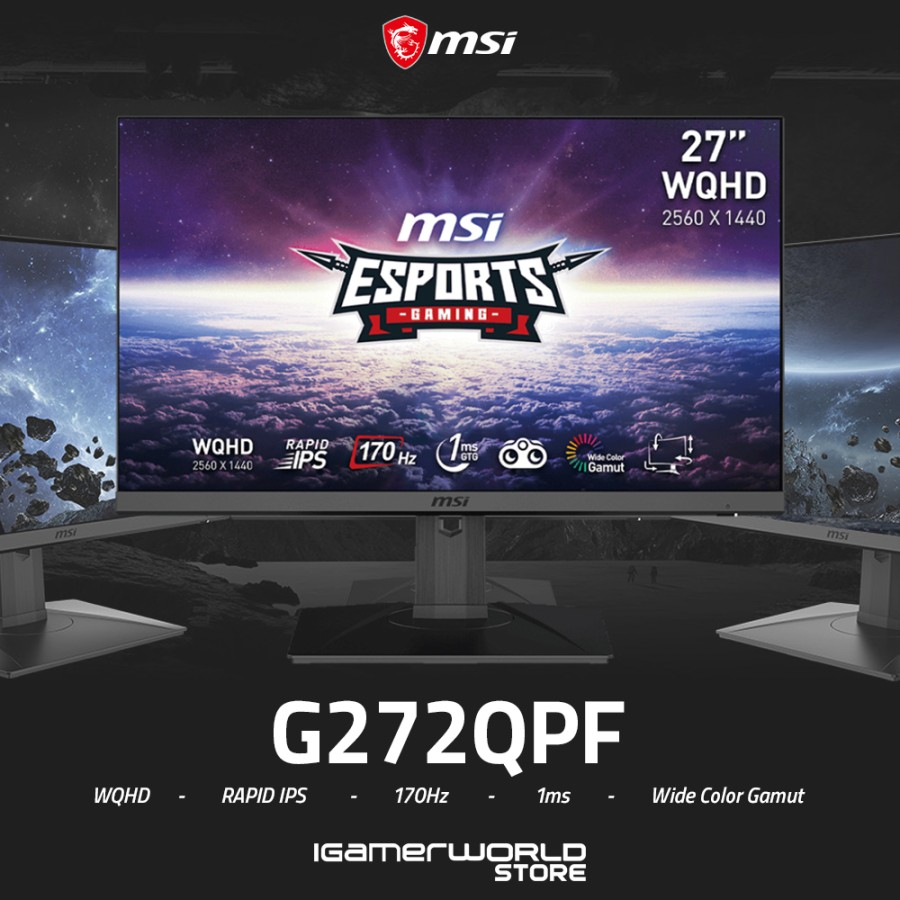 Jual MSI G272QPF 27" IPS WQHD Gaming Monitor | Shopee Indonesia
