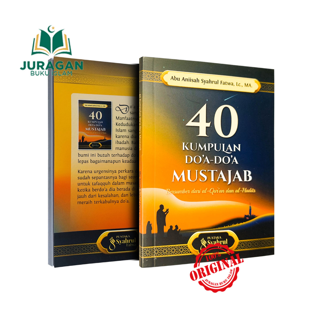 Jual BUKU 40 Kumpulan Doa-Doa Mustajab Bersumber Dari Al Quran & Al ...