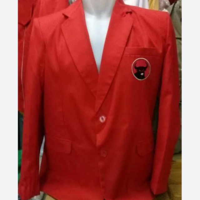 Jual jas seragam partai PDI Perjuangan ( include logo ) / blazer partai ...