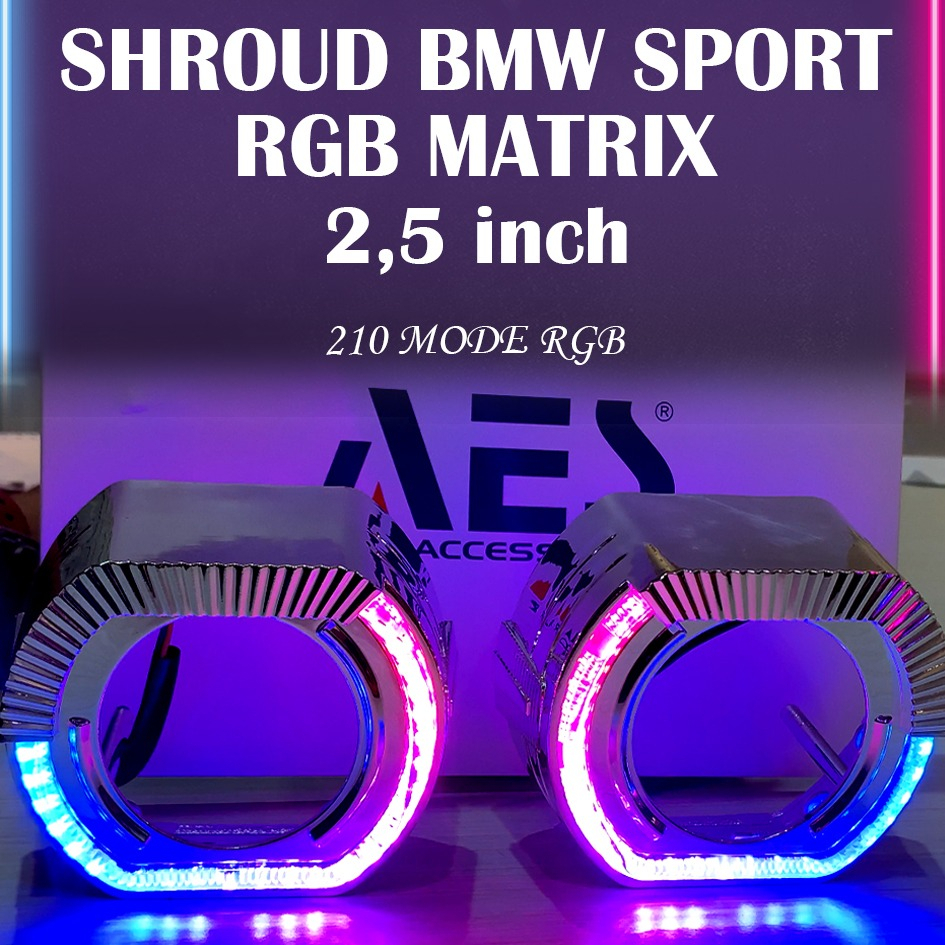 Jual Shroud BMW NEW RGB Matrix 3inch AES | Shopee Indonesia