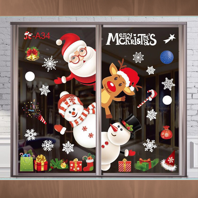 Jual Wallpaper Stiker Natalan Bahan Pet Kiss Cut / Stiker Wallpaper Merry Chrismas | Shopee ...