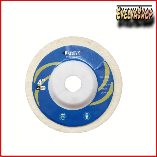 Jual Mata Gerinda Wool Poles Stainless 4 Inch | Shopee Indonesia