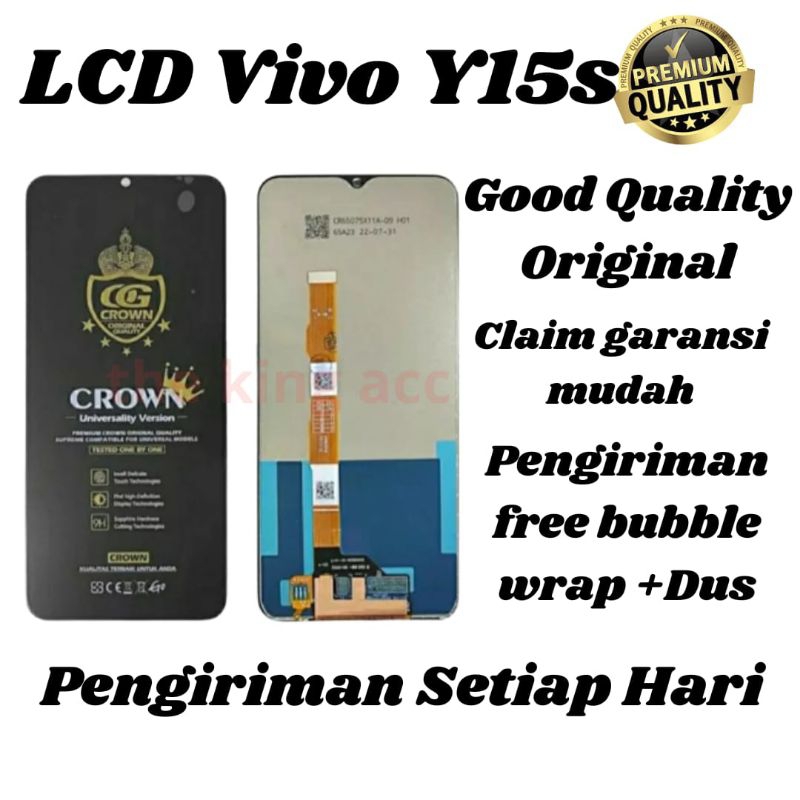 Jual Lcd vivo Y15S original crown / Lcd touchscreen vivo y15s | Shopee ...