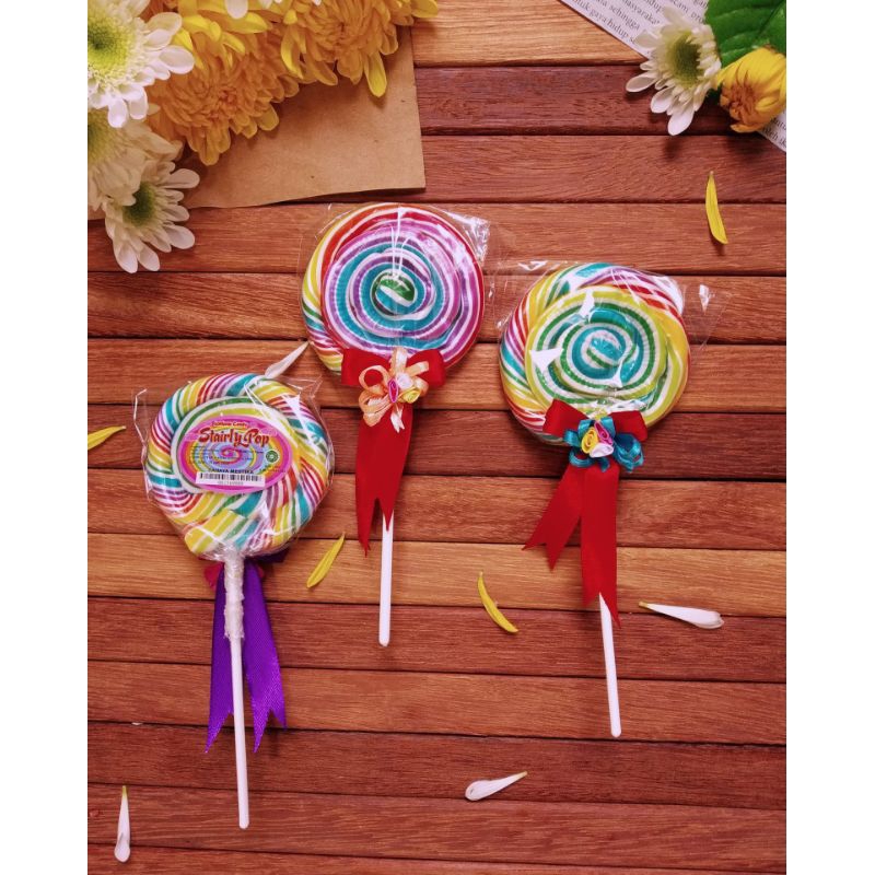 Jual Permen Lolipop Stairly Pop Besar L / Pcs | Shopee Indonesia