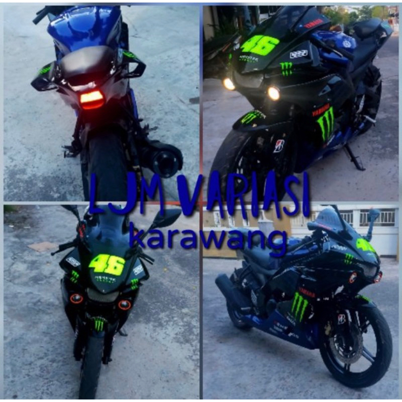 Jual Fullset fairing yamaha r15 v2 v3 model R1 | Shopee Indonesia