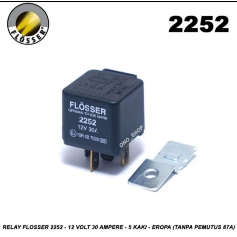 Jual Relay Flosser 2252 12V 30A Kaki 5 87 Biasa | Shopee Indonesia