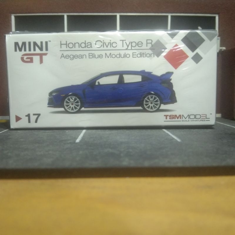 Jual Mini Gt Honda Civic type-r FK 8. Blue modulo edition. | Shopee ...
