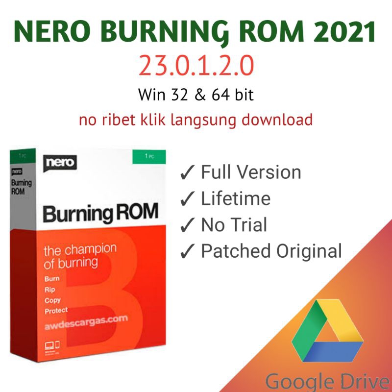 Jual Nero Burning ROM 2021 Win 32/64 Bit | Shopee Indonesia