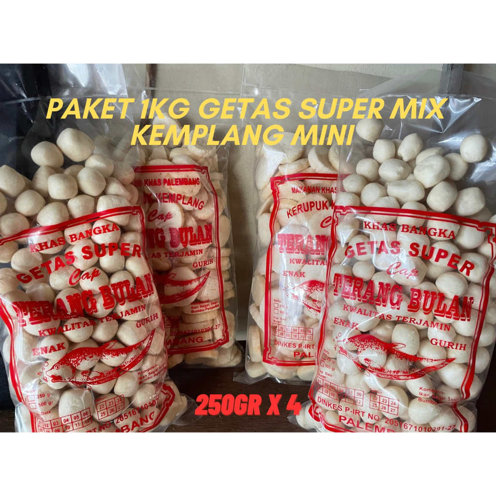 Jual PAKET 1KG GETAS MIX MINI | Shopee Indonesia