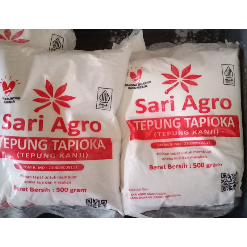 Jual Tepung tapioka/kanji SARI AGRO 500 Gr | Shopee Indonesia