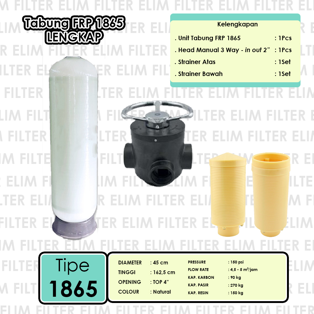 Jual Tabung Filter Air FRP 1865 | Shopee Indonesia