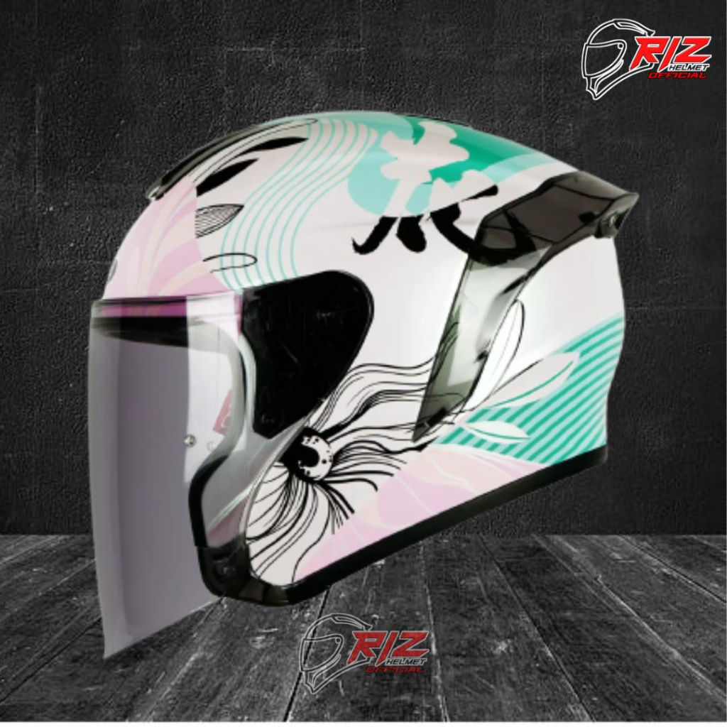 Jual NJS KAIROZ V2 CAMELIA RAIZER ORIGINAL SNI - Helm Half Face ...