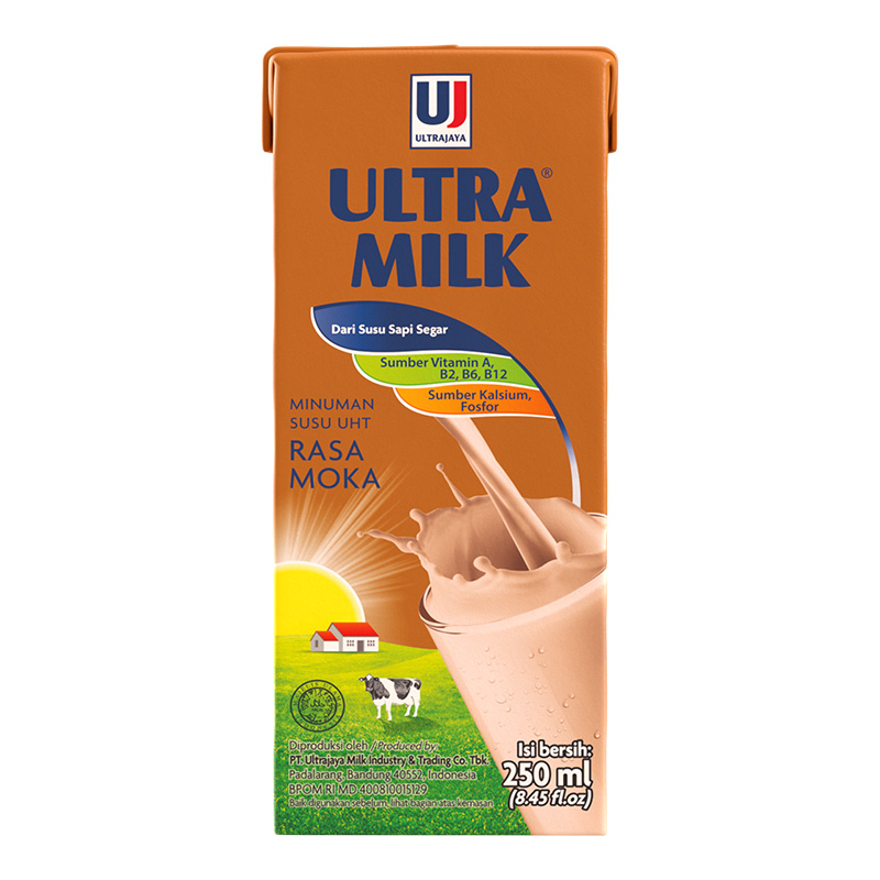 Jual ULTRA MILK Susu UHT Moka 250 ml | Shopee Indonesia