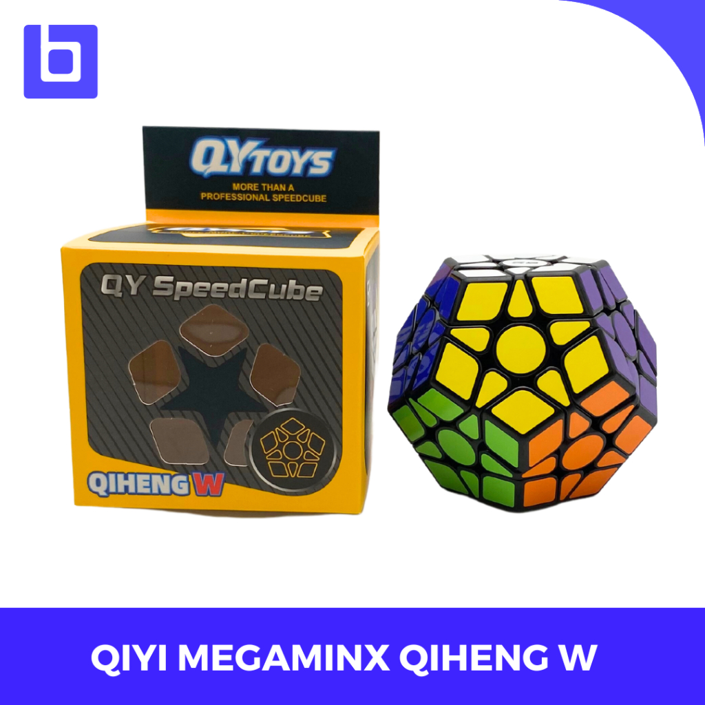 Jual Cube Megaminx Qiyi Qiheng W Blackbase Original | Shopee Indonesia
