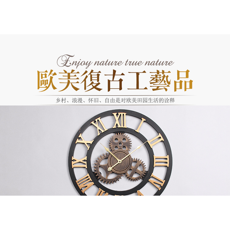 Jual Clock Jam Industrial Jumbo Besar | Jam Dinding Shabby | Jam ...