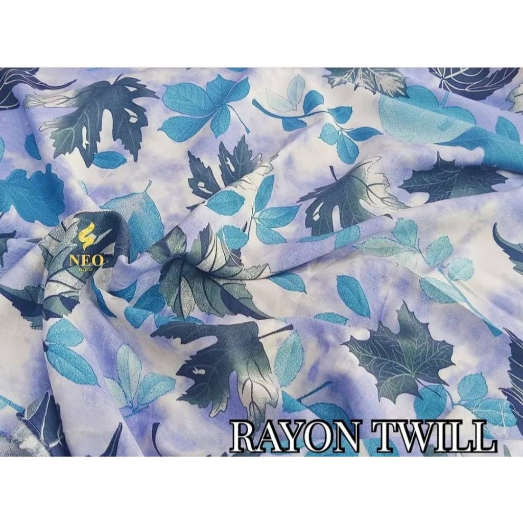 Jual KAIN RAYON TWILL MOTIF 58" D#3004 (Harga Per 0,5 Meter) | Shopee ...