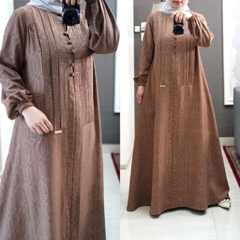Jual ARUNA DRESS BY AMORI DESIGN GAMIS TERBARU ABAYA | Shopee Indonesia