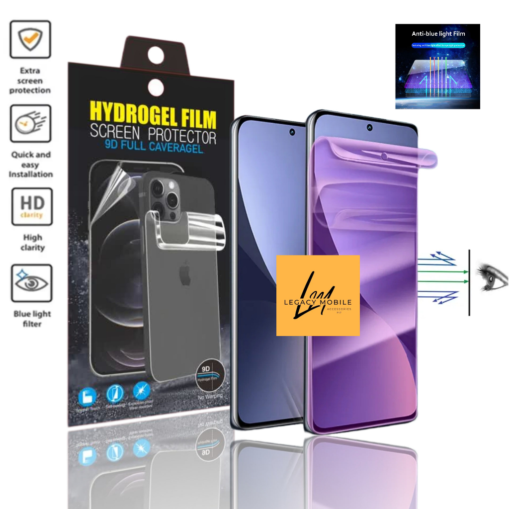 Jual Anti gores Hydrogel jelly blue light clear Xiaomi Redmi 10 10A 10C 10 5G 10 2022 12 4G 12C ...