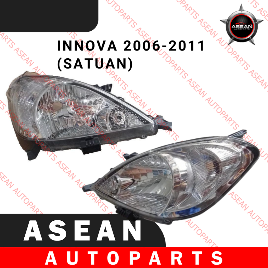Jual LAMPU DEPAN / HEADLAMP (KANAN / KIRI) TOYOTA INNOVA 2006 2007 2008 ...