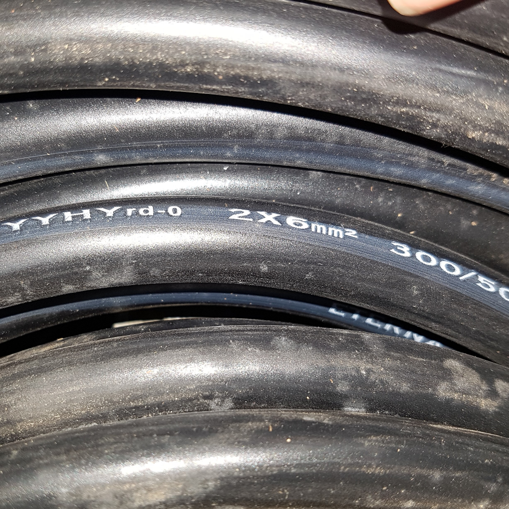 Jual ETERNA NYYHY 2X6 MM ( 100M ) / KABEL LISTRIK HITAM SERABUT TEMBAGA ...