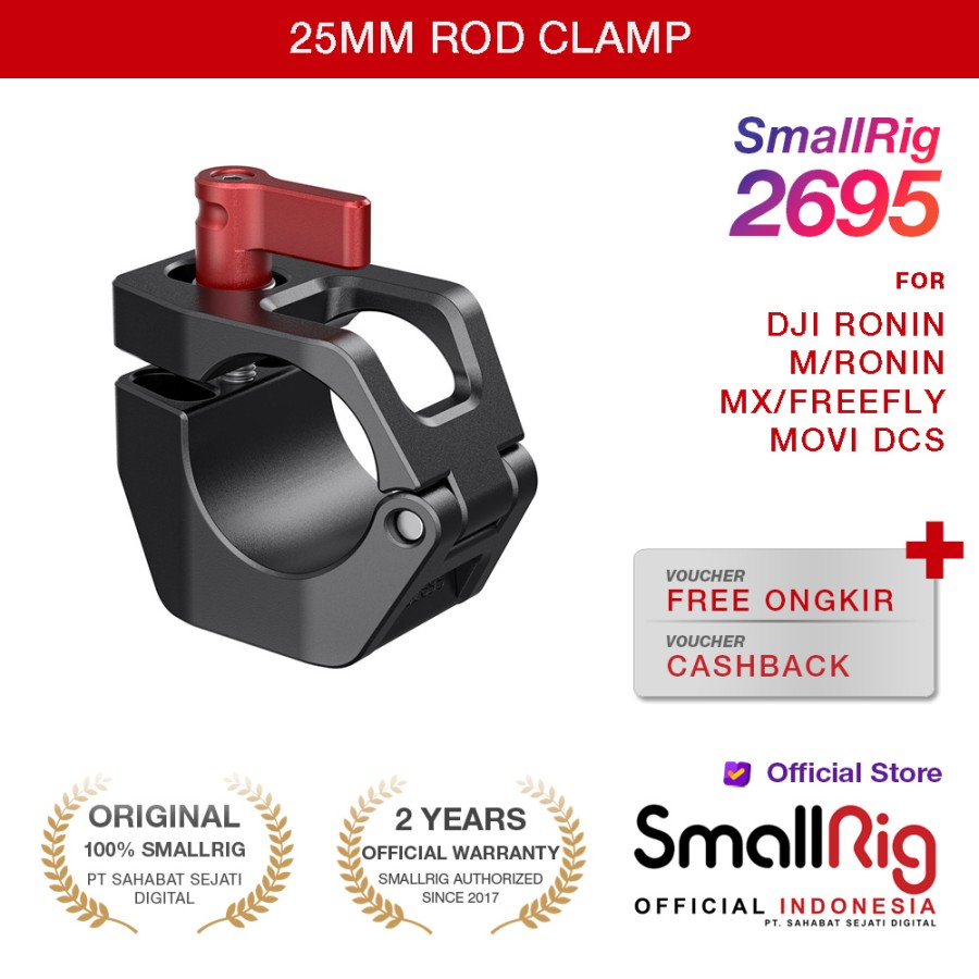 Jual SmallRig 25mm Rod Clamp for DJI Ronin M/Ronin MX/Freefly MOVI 2695 ...