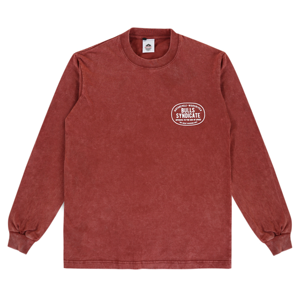 Jual BULLS SYNDICATE Long Sleeve Eleanor Red Brick | Shopee Indonesia