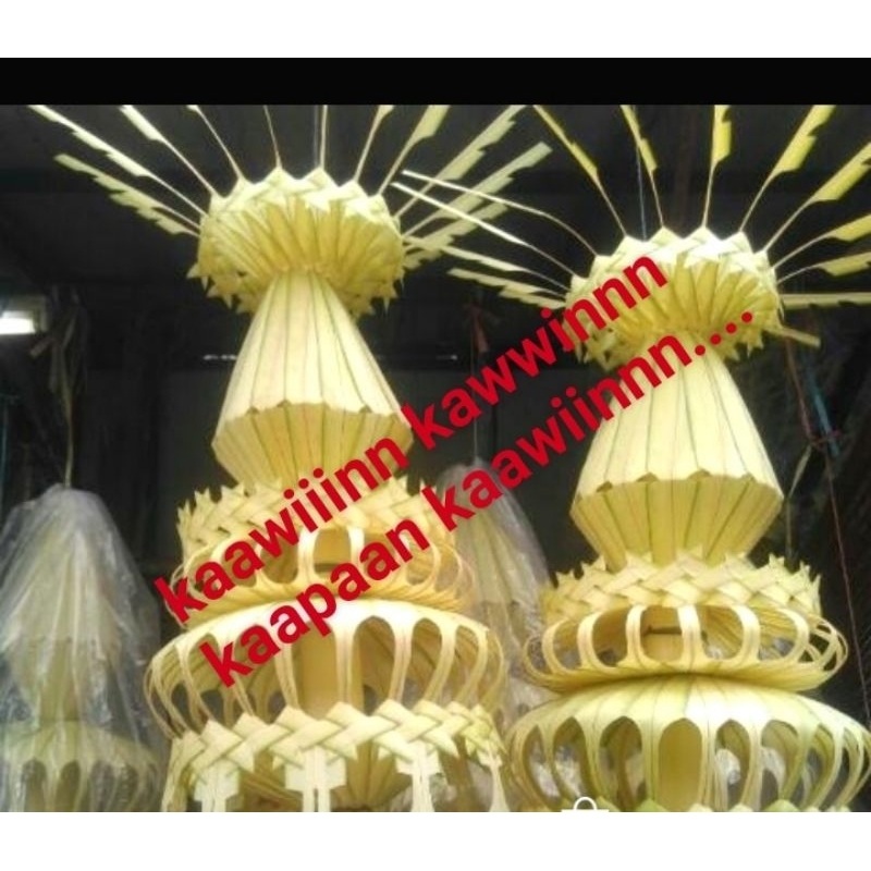 Jual Janur Lampion Jumbo | Janur perkawinan | Hajatan | Janur kuning ...