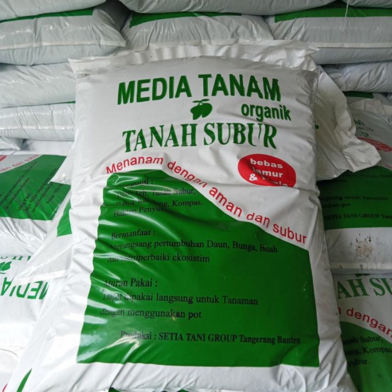 Jual MEDIA TANAM TANAH SUBUR 1BAL/KARUNG ( -+12 KG) | Shopee Indonesia