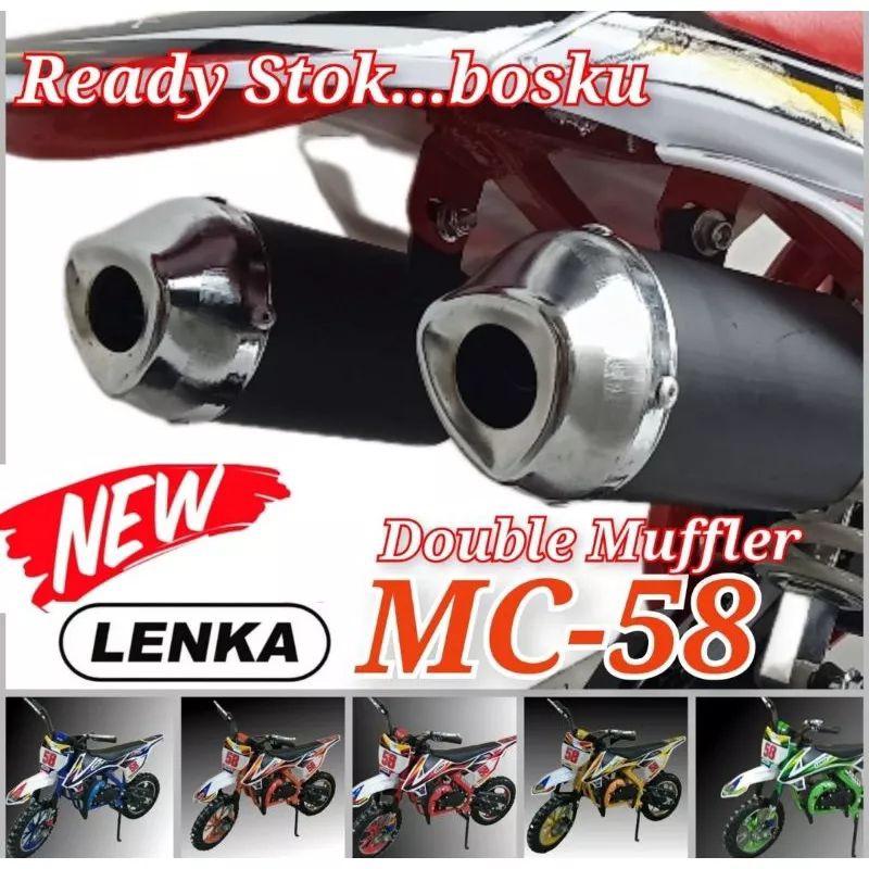 Jual MOTOR MINI TRAIL LENKA MC 63 DAN MC 58 MODEL TERBARU - MESIN 2 TAK ...