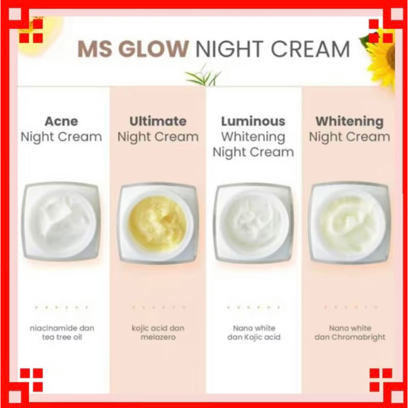 Jual paket wajah tanpa day cream dobel cream malam | Shopee Indonesia