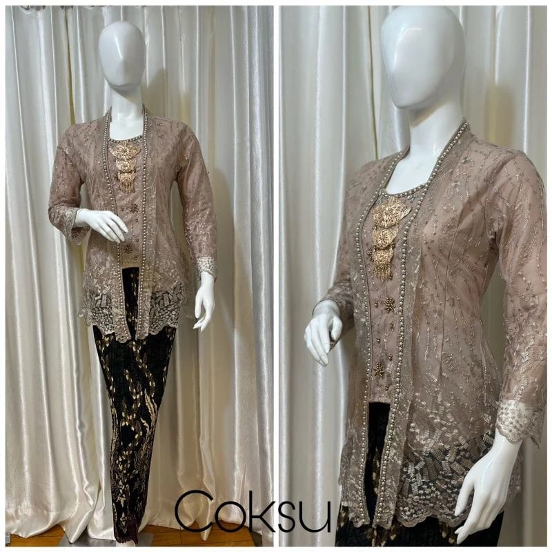 Jual Kebaya Kutu Baru Tile Payet/ Kebaya Modern/ Kebaya Terlaris/ Kebaya Pesta/Kebaya Wisuda ...