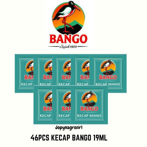 Jual 46 PCS KECAP MANIS BANGO SACHET UKURAN 18ML - POCISHOP88 SEMBAKO ...