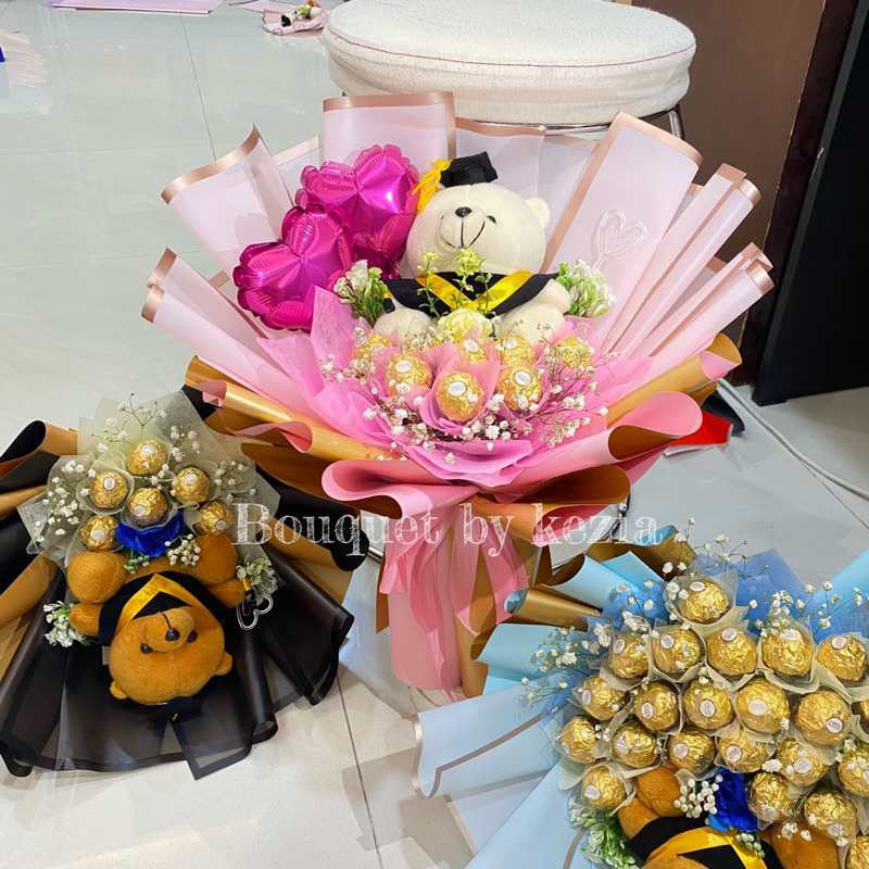 Jual [INSTAN 2-3Jam] Buket Wisuda Peemium usgom | Graduation Bouquet ...