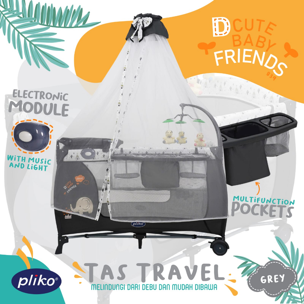Jual Box Bayi Pliko D Cute B 839 XLR Tempat Tidur Bayi | Shopee Indonesia