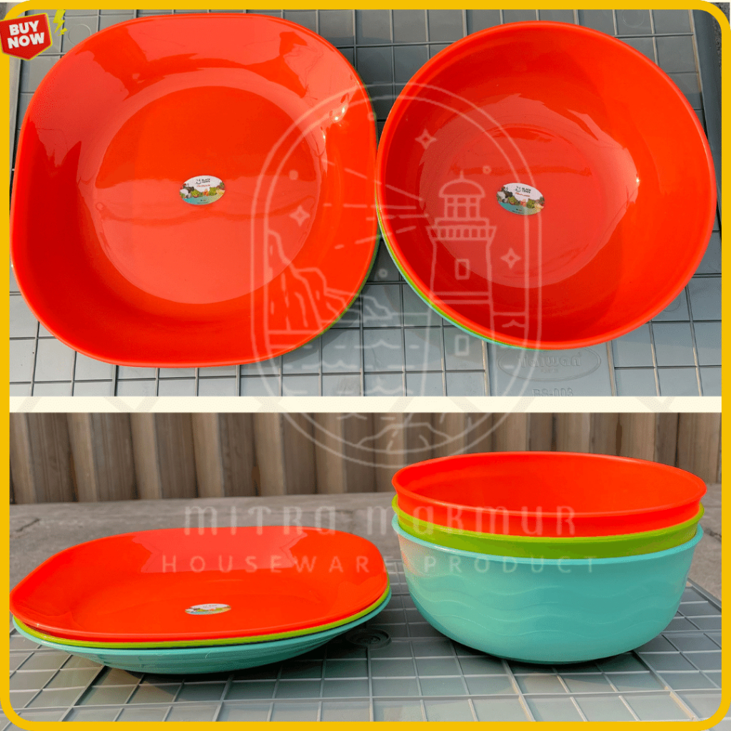 Jual PIRING MANGKOK MAKAN PLASTIK RPS / BPA FREE / PIRING MANGKOK SUPER ...