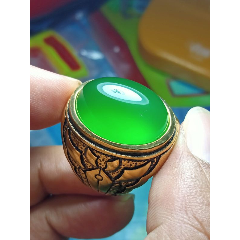 Jual akik ijo botol green calsedon | Shopee Indonesia