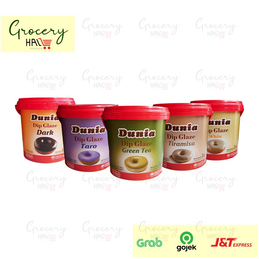 Jual DUNIA DIP GLAZE DONUT 1 KG ANEKA RASA | Shopee Indonesia
