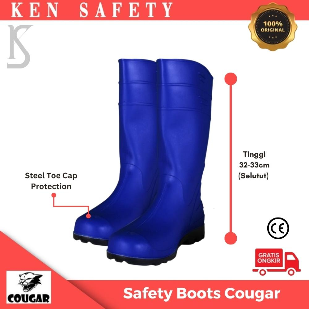 Jual Sepatu Safety Boots Ujung Besi Protective Toe Cap Untuk Kerja ...