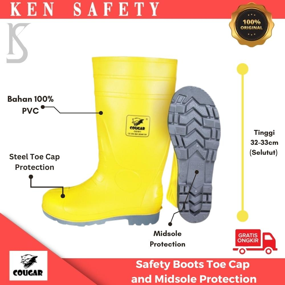 Jual Sepatu Proyek Safety Ujung Besi dan Sol Besi Steel Midsole & Toe ...