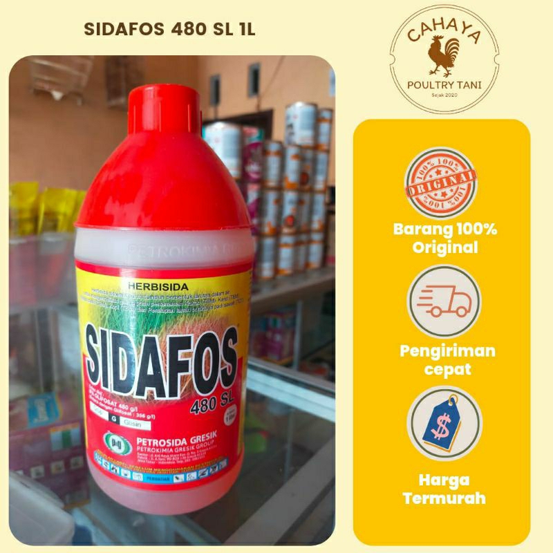 Jual Herbisida SIDAFOS 480 SL 1 Liter | Shopee Indonesia