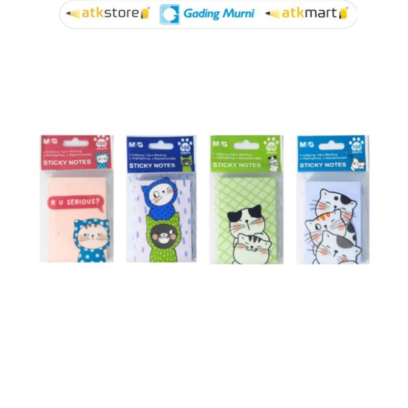 Jual M&G Memo Sticky Notes Pastel YS374 3x2 Inch isi 100 Sheet ...